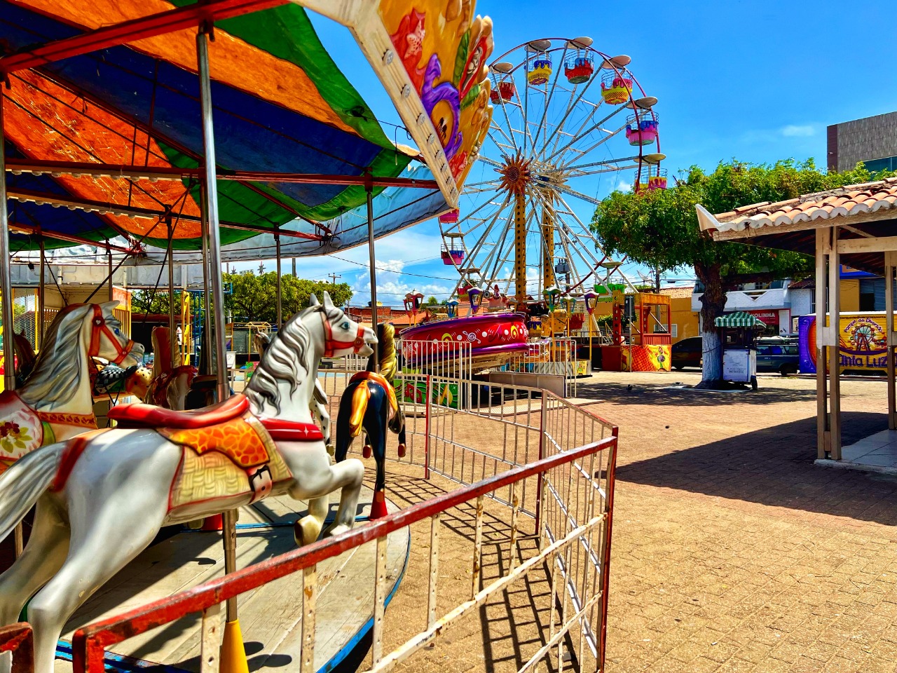 Parque de diversões Santa Luzia chega a Aracati e começa a funcionar ...