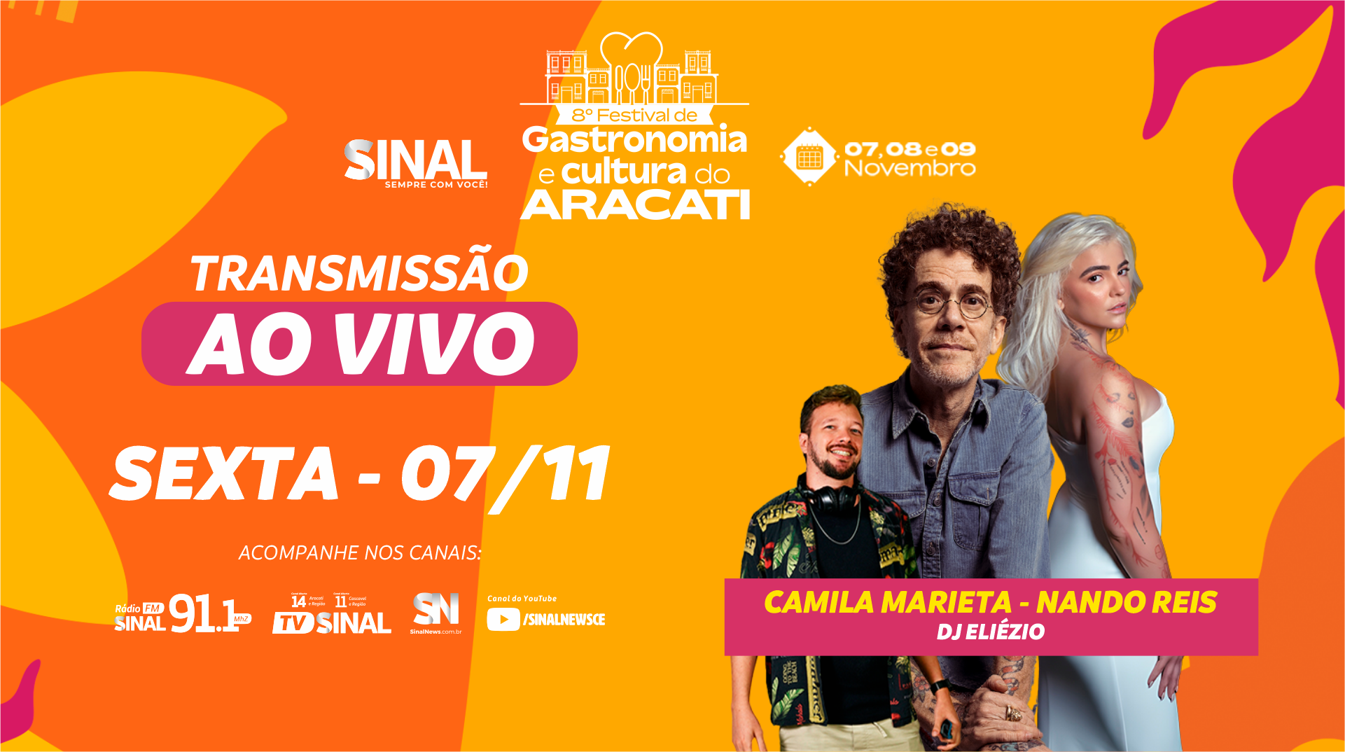 Começa hoje o 8° Festival de Gastronomia e Cultura do Aracati; Sinal ...